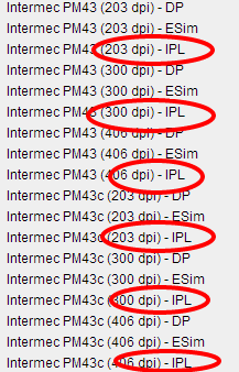 Intermec PM43 - Command Language and Drivers » Labeling News